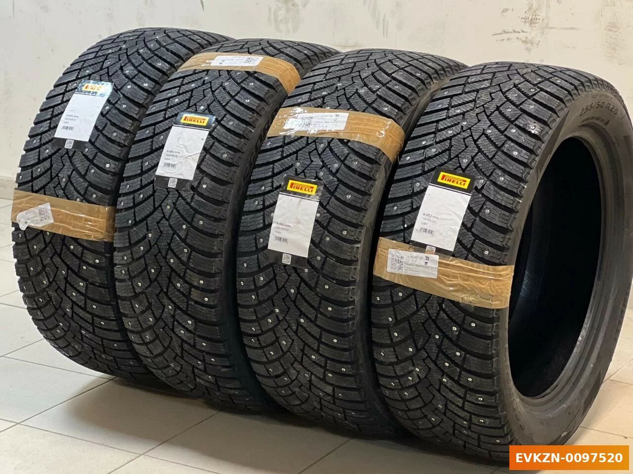 Комплект (4 шт) зимних БУ шин Pirelli Scorpion Ice Zero 2 255/50 R20 без пробега 3639723178