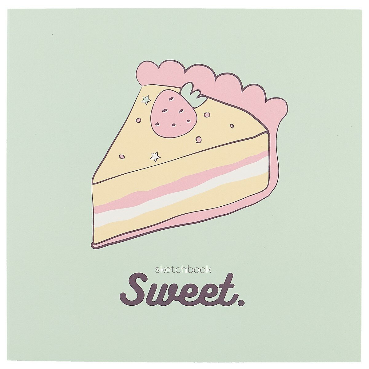 Скетчбук «Sweet», 40 листов, 17 х 17 см