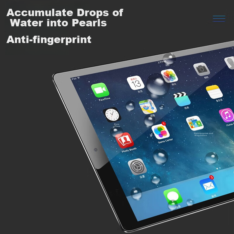 Jiangming Стеклянный экран защитный покрытие для iPad Mini 4/5 7.9 дюймов с защитой от синего света и инструментом