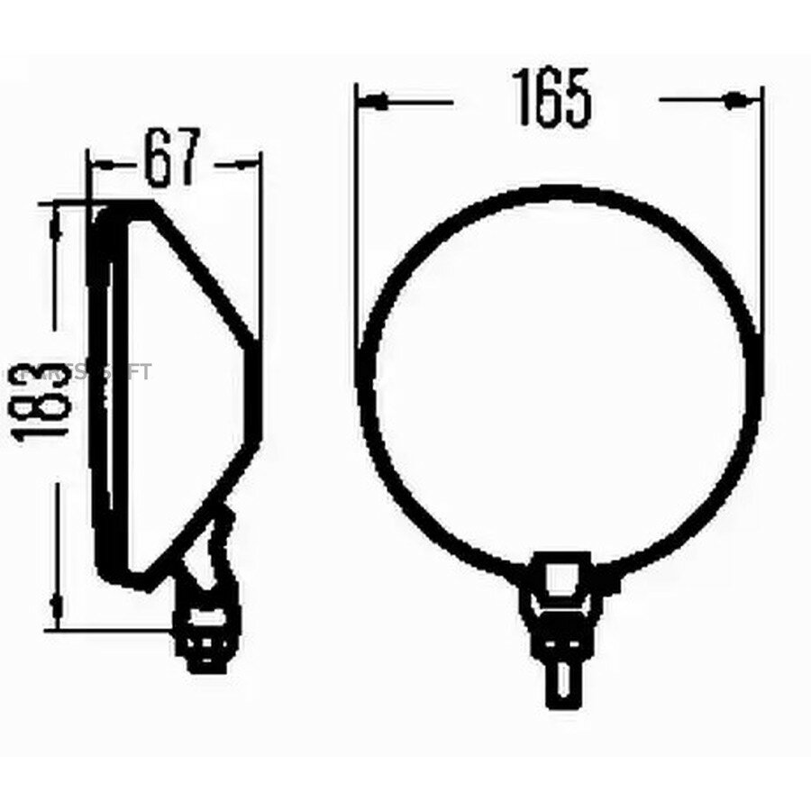 Фара противотуманная от официального дистрибьютора, BEHR-HELLA, артикул 1N4002608021