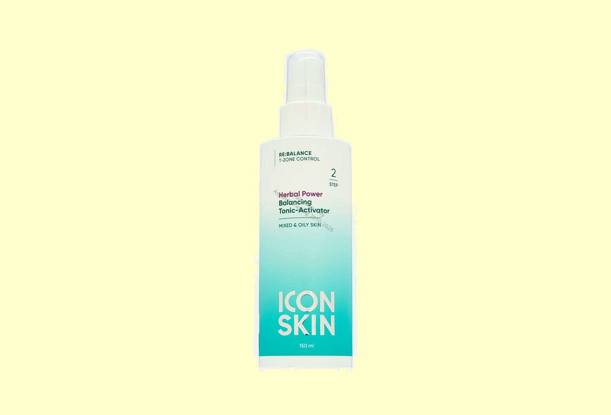 Тоник-активатор для лица ICON SKIN Herbal Power, для жирной и комбинированной кожи, 150 мл