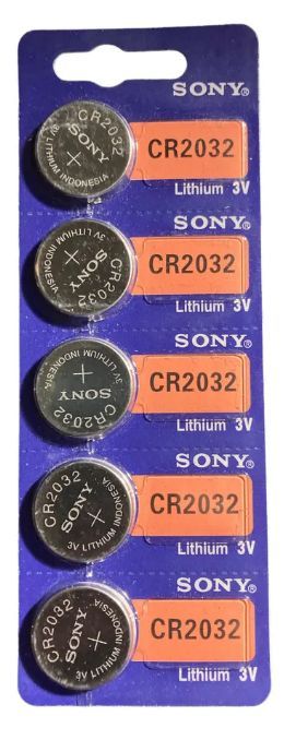 Батарейки литиевые Sony CR2032, 5шт