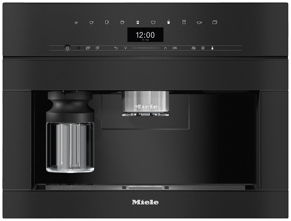 Встраиваемая кофемашина Miele CVA7440 OBSW черный обсидиан