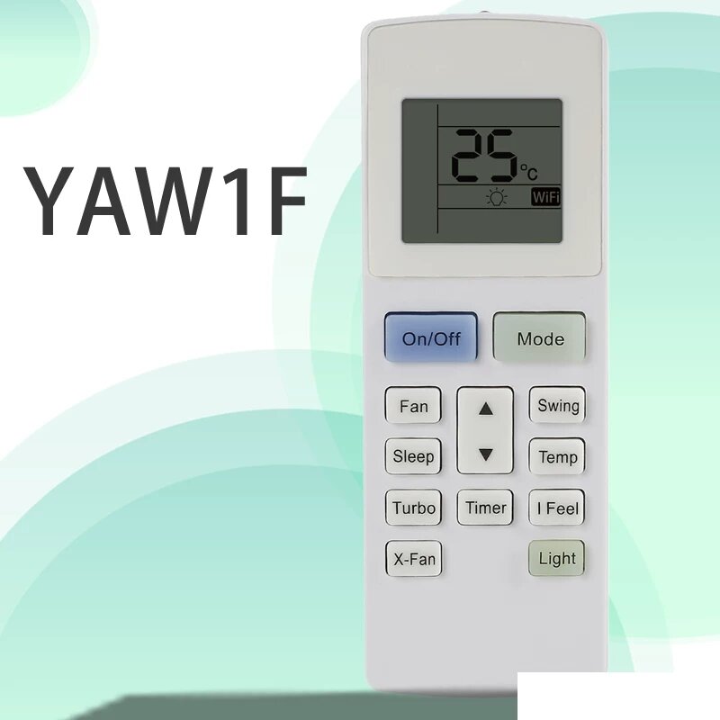 Пульт ДУ кондиционером YAW1F английский для кондиционеров Gree универсальная замена