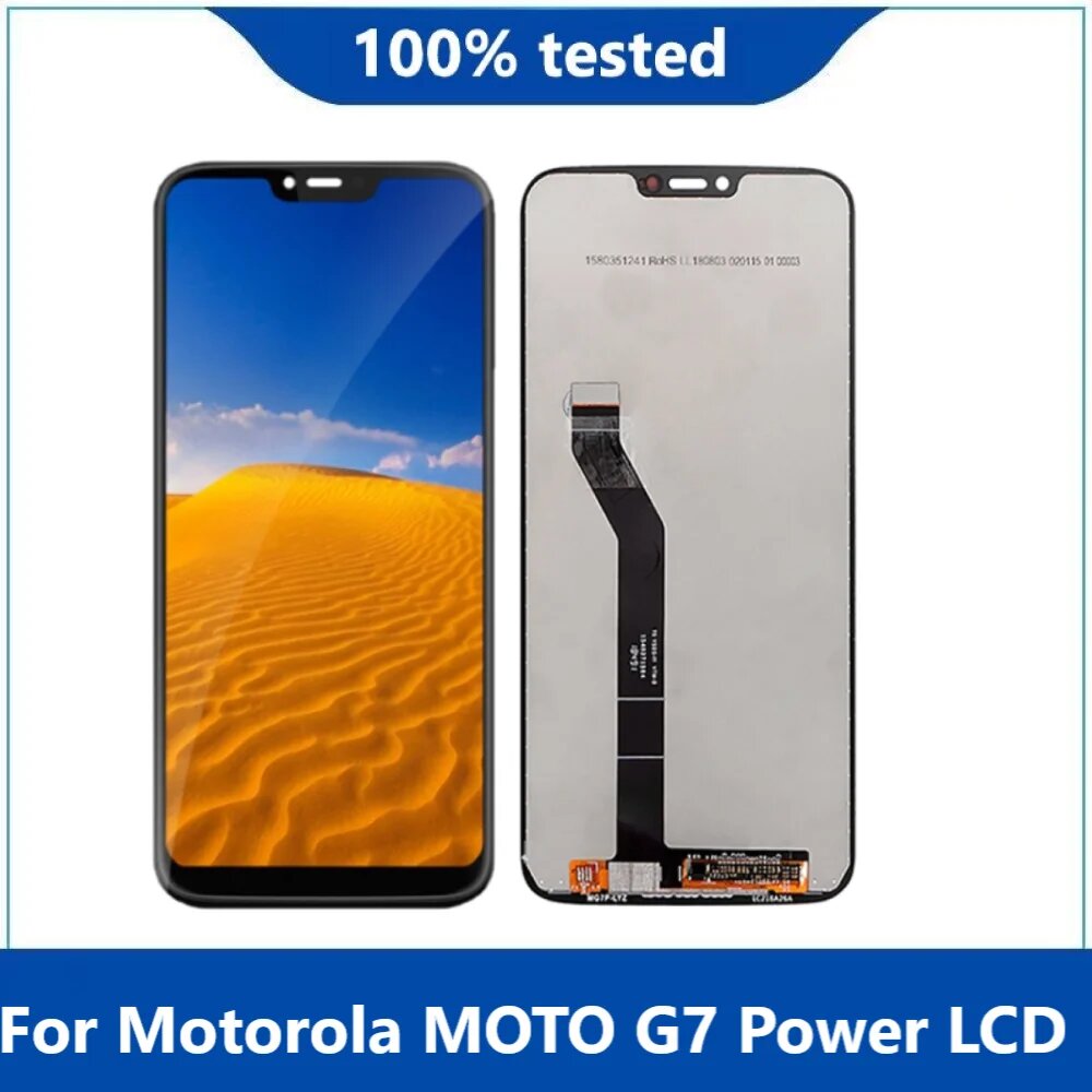 Оригинальный ЖК-дисплей для Motorola MOTO G7 Power XT1955, сенсорный экран, дигитайзер, сборка для Moto G7 Power 155 мм, Замена ЖК-дисплея