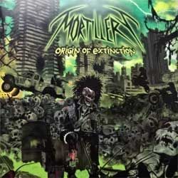 Музыкальный диск MORTILLERY 'Origin Of Extinction' (2013 Russian press, 3 bonustracks, MZR CD 613, vg+/mint) (CD)