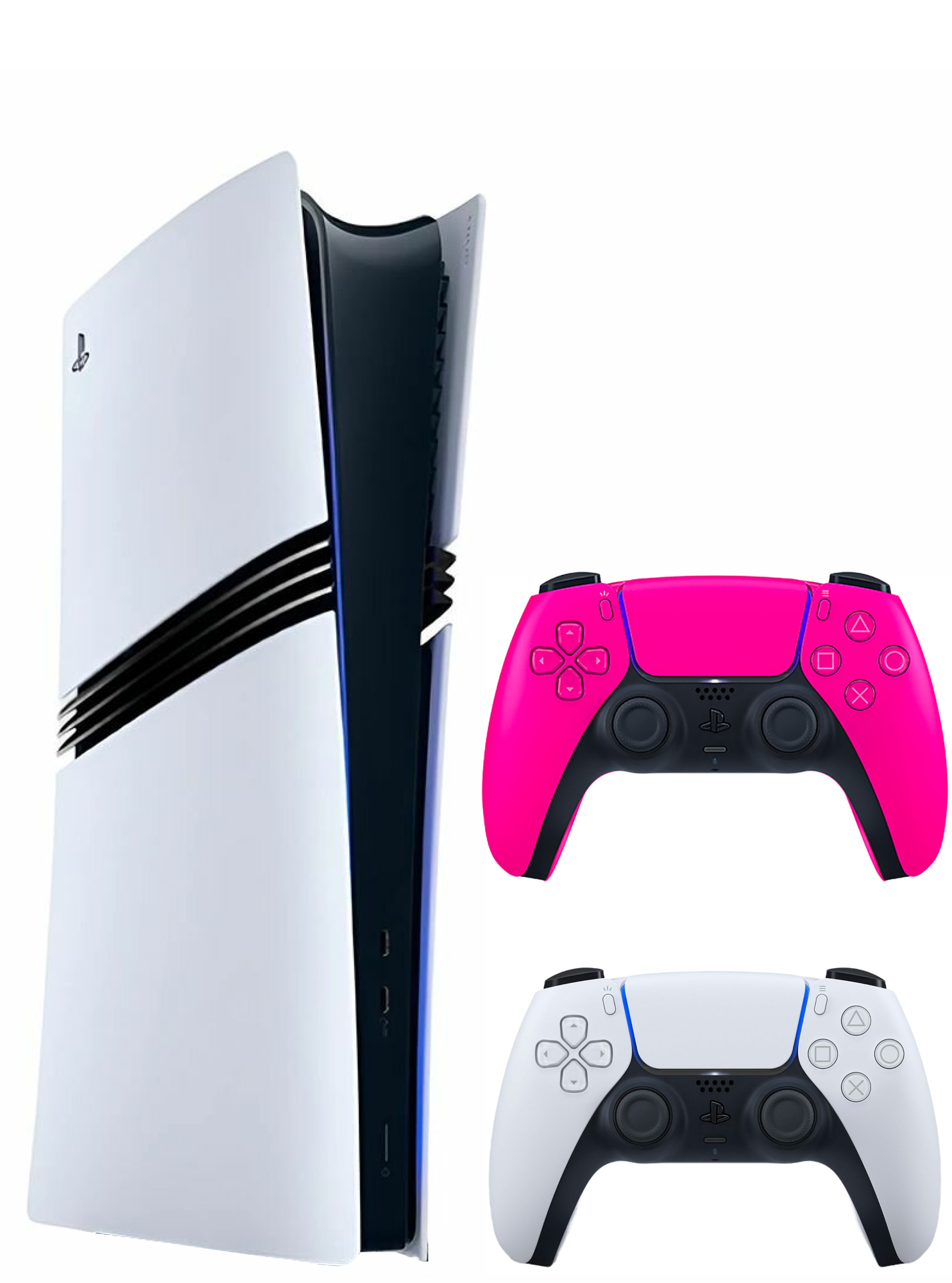 Игровая приставка Sony PS 5 Pro Digital Edition + 2-ой геймпад(розовый) ,2Tb SSD, 8К, Трассировка лучей