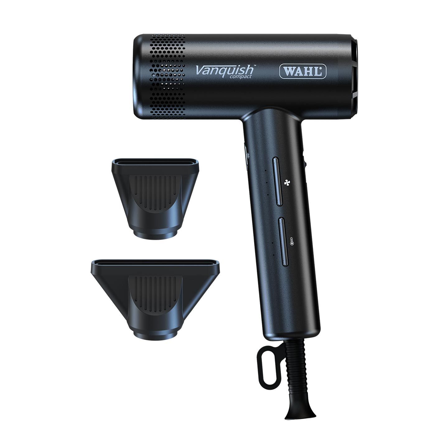 Фен Wahl Vanquish Compact 4322-0470, 1600 Вт, ионизация, цифровой мотор, легкий 290 г