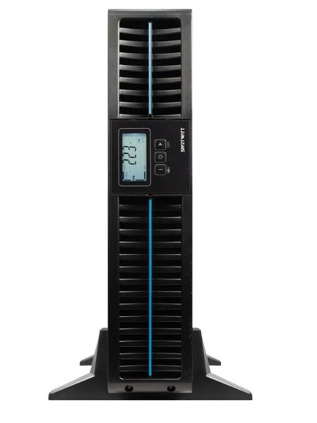 SMARTWATT ИБП Онлайн, мощность 1000/900 ВА/Вт, стоечный/напольный, LCD дисплей, управляемые розетки, Shuko CEE7/4 - 2 шт. , IEC13 - 3 шт.