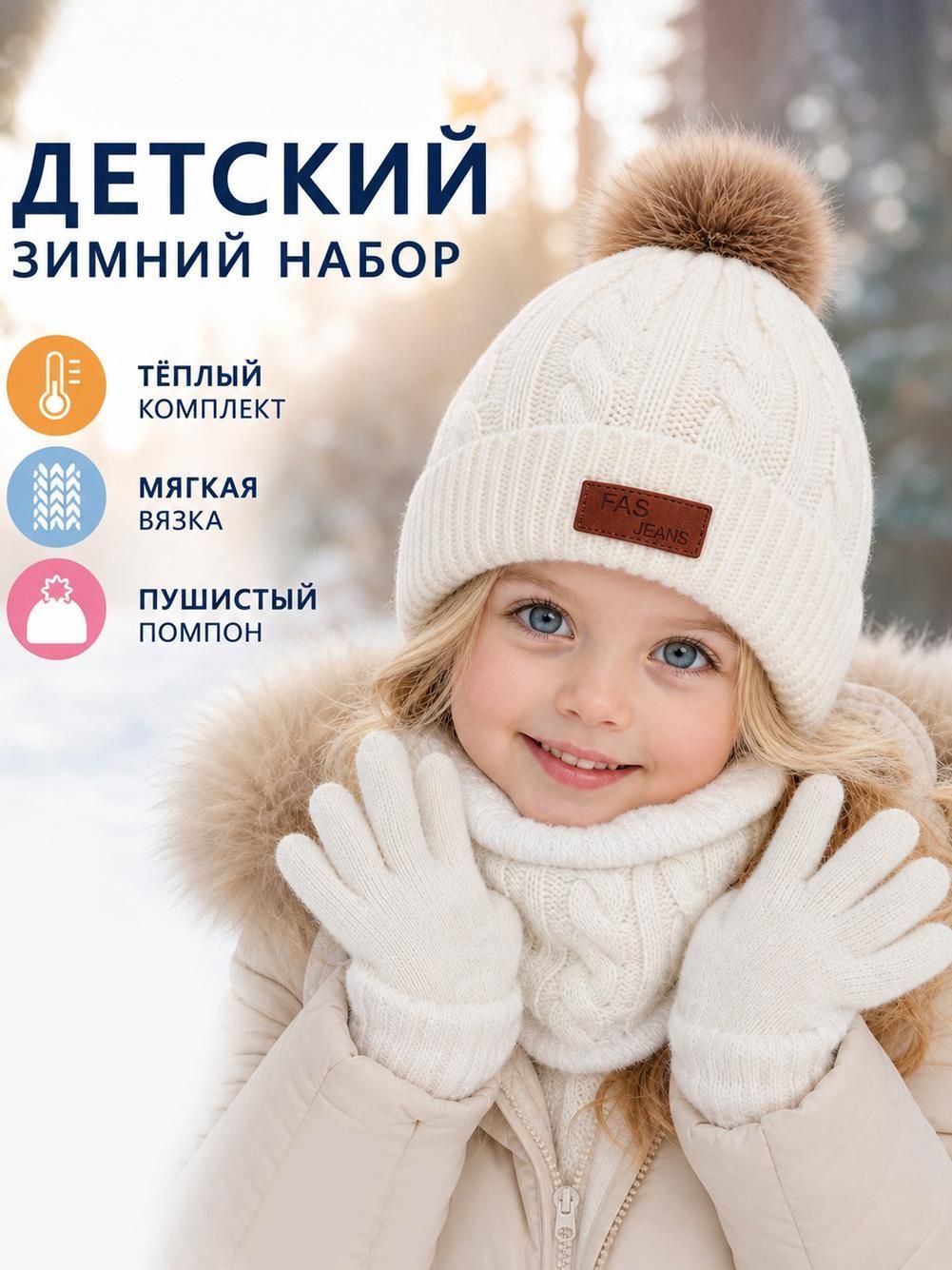 Шапка Базовая коллекция для детей
