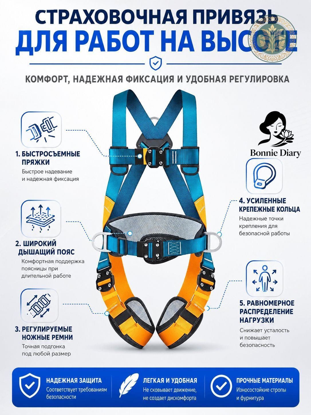Пояс страховочный