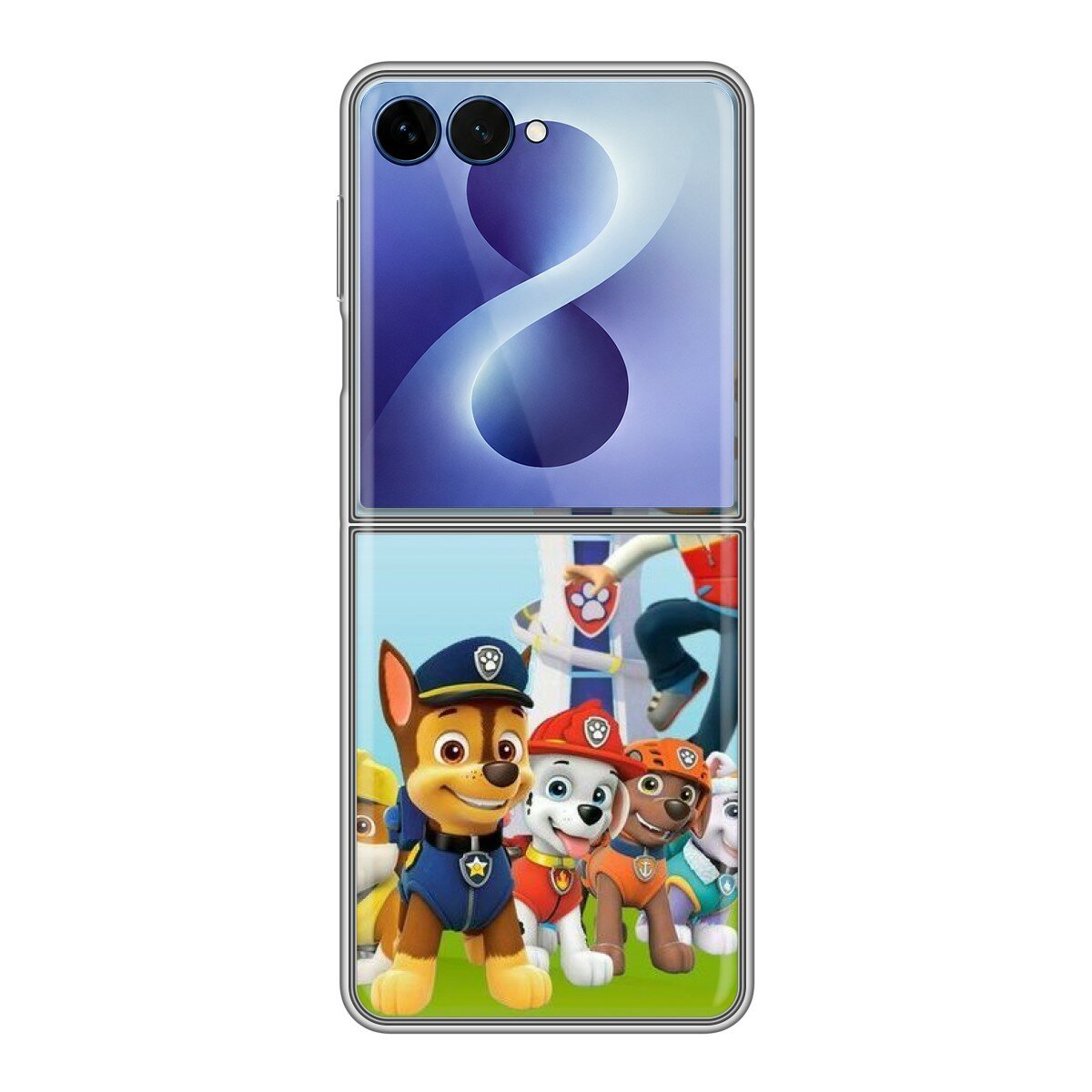 Чехол для Samsung Galaxy Z Flip 8 с принтом Щенячий патруль (Самсунг Галакси З Флип 8)