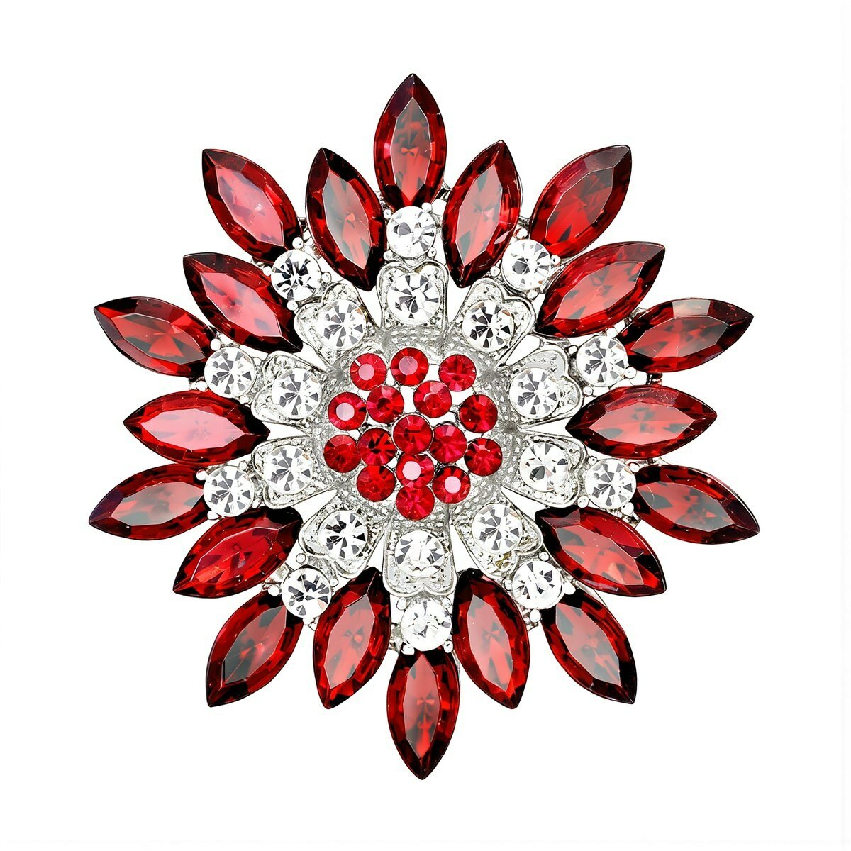 Брошь, кристаллы Swarovski