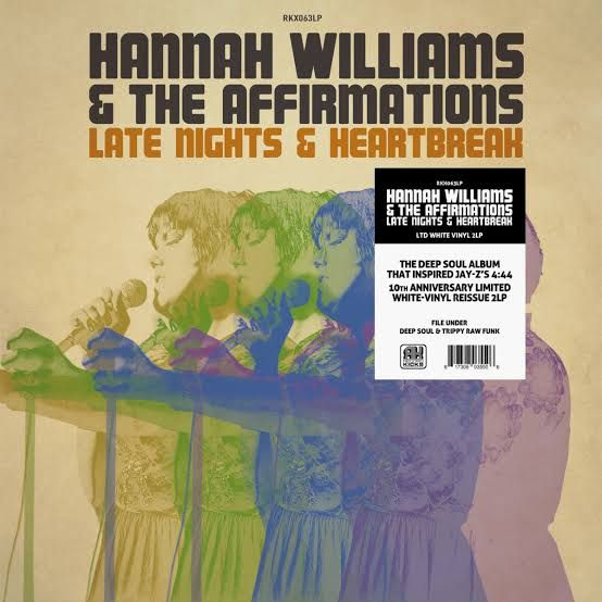 Виниловая пластинка Hannah Williams & The Affirmations "Late Nights & Heartbreak" 2LP (COLOURED)
