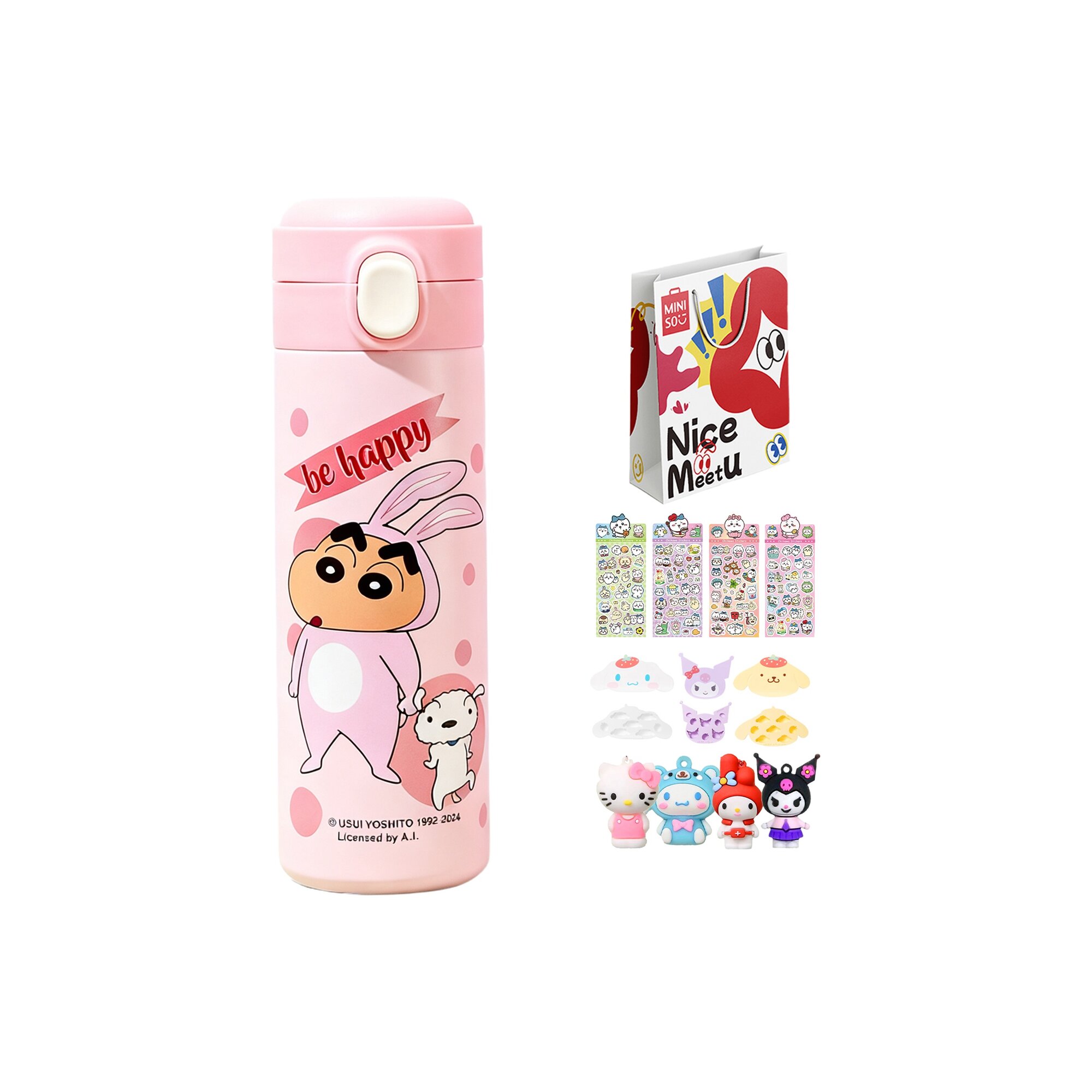 Термокружки MINISO x Crayon Shinchan
