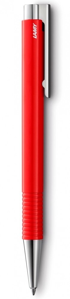 Ручка шариковая Lamy 204 logo M+, красная, арт. 4030227, M16