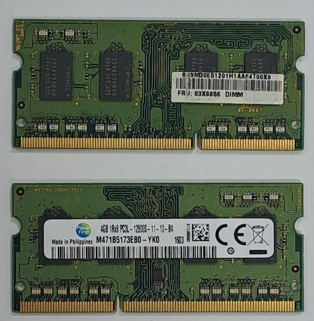 Оперативная память 4 ГБ DDR3L 1600 МГц SODIMM для ноутбуков