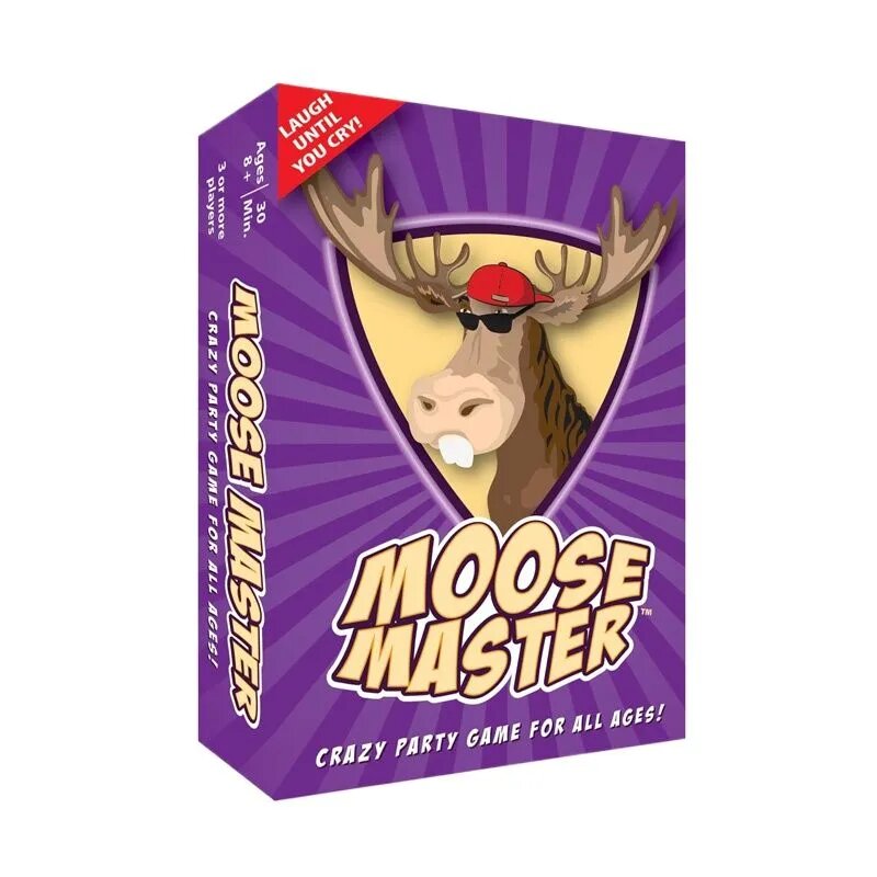 "Moose Master"Карточная игра Мастер Лось Забавная игра Английский вариант