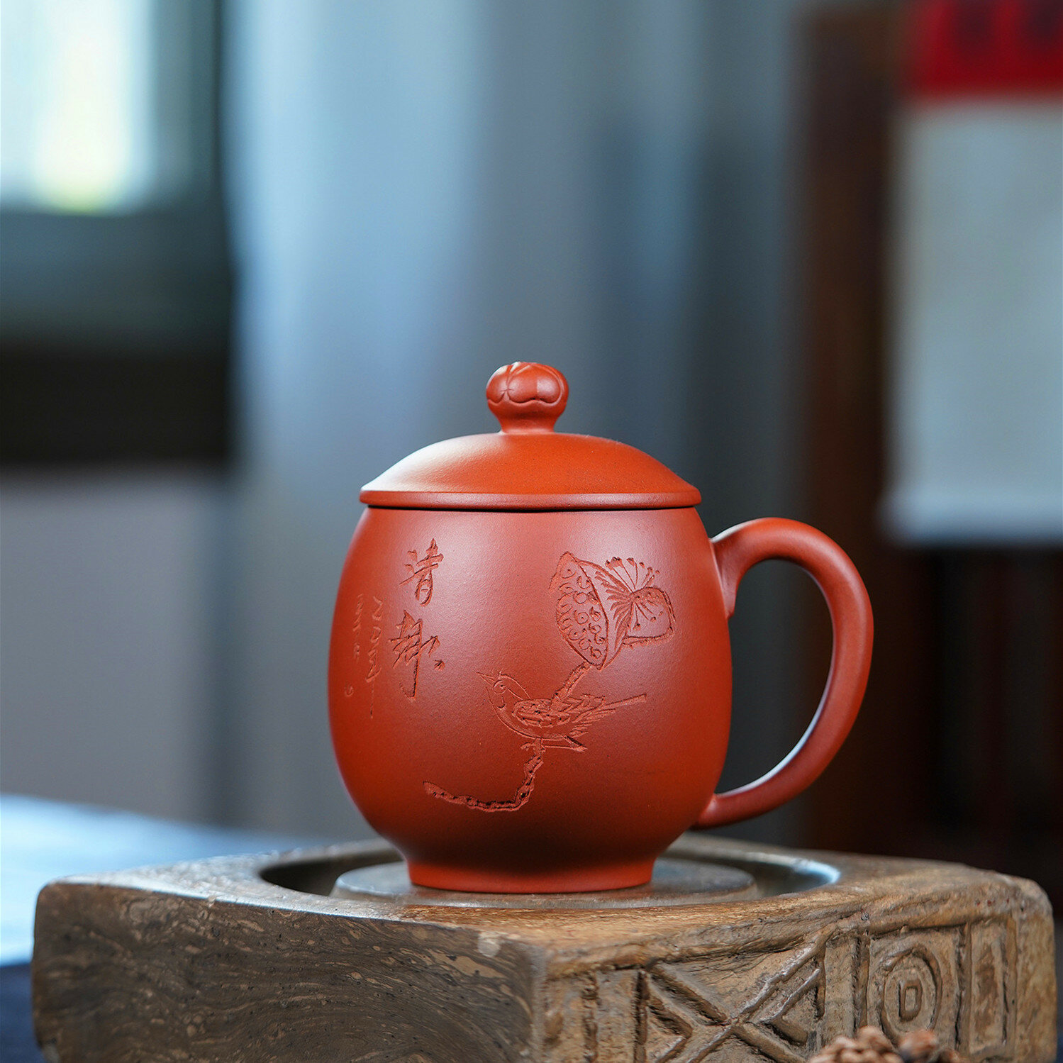 Исиньская чайная чашка с крышкой Da Hong Pao, форма лотоса и дракона, ручная работа, обычная подарочная упаковка