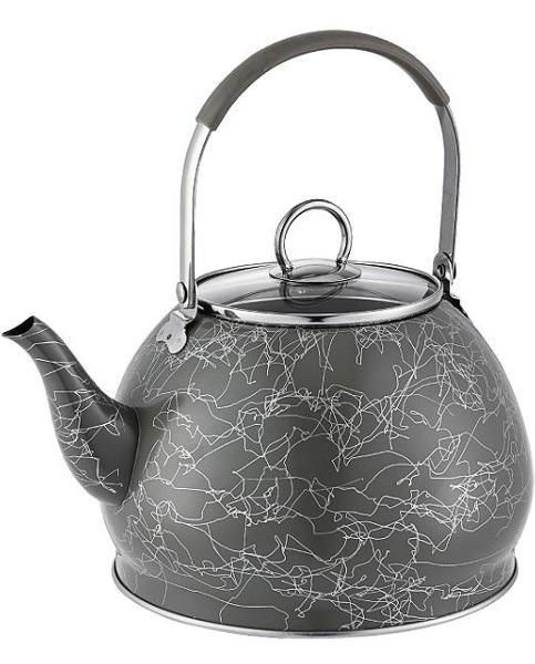 Чайник для плит Kelli KL-4570 3 л серебристый