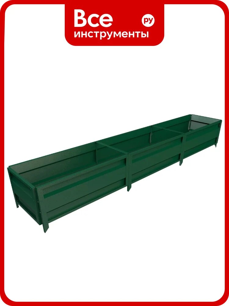 Сборная грядка Delta-Park GU 0.5х3 м, зеленая 30011_GU503Gr