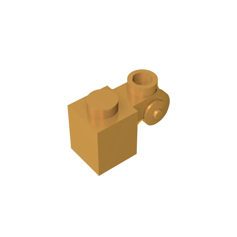 Конструктор Gobricks GDS-M150, кирпич 1x1, специальный, с отверстием для шпильки, совместимый с Lego 20310, для сборки