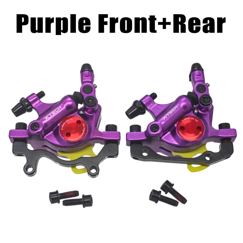 Тормоза дисковые гидравлические ZOOM XTECH Purple A Pair