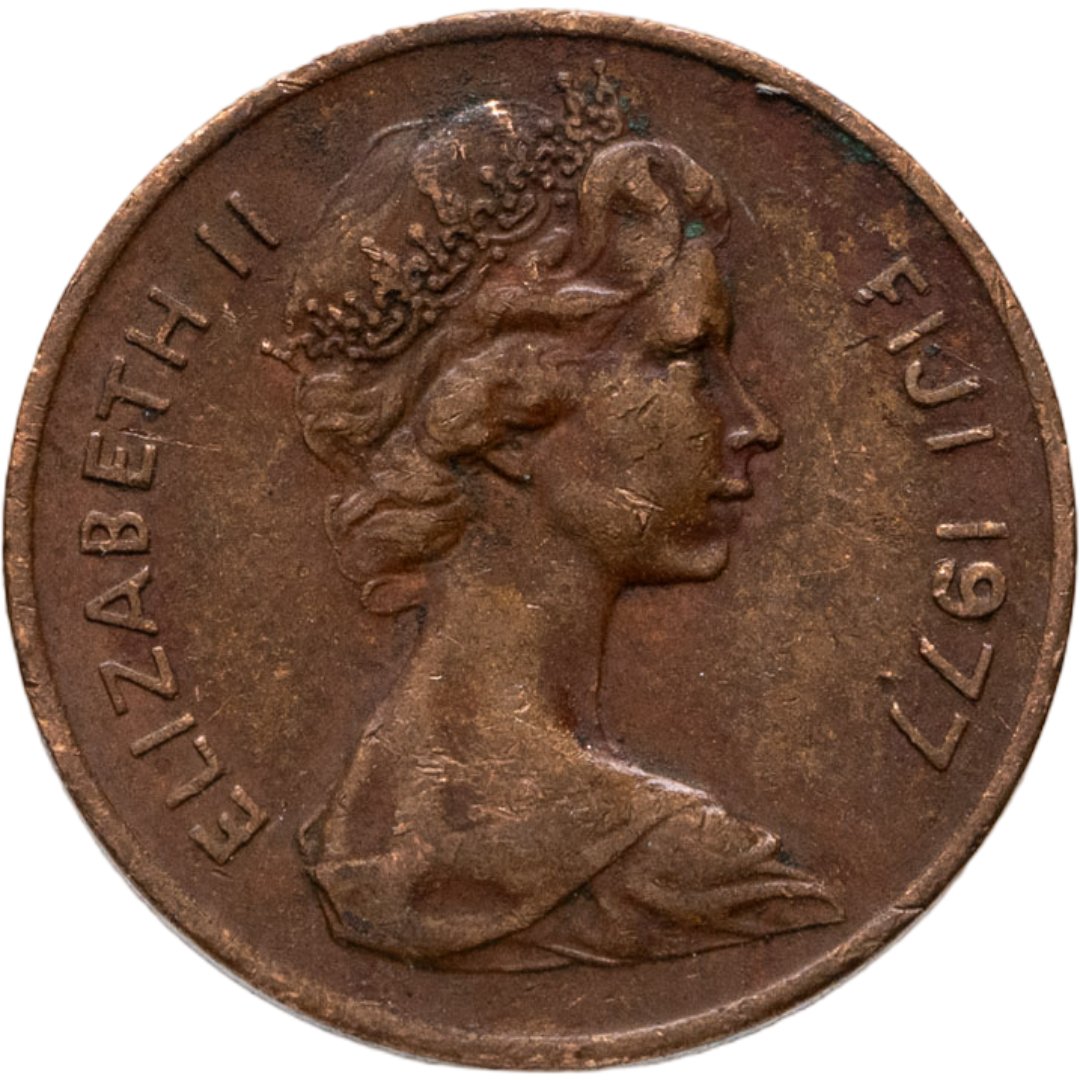 Фиджи 1 цент cent 1977 "ФАО", Бронза, в сохранности VF-XF