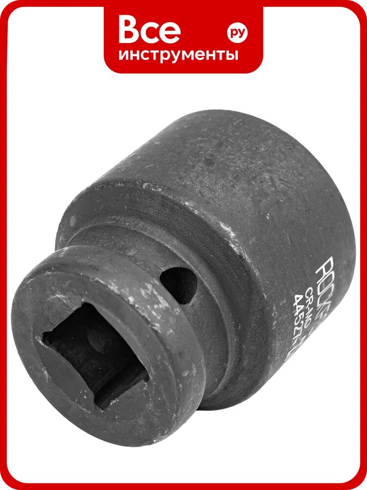 Головка торцевая 6-гранная ударная 27 мм, 1/2", L=43 мм ROCKFORCE RF-44527(804)
