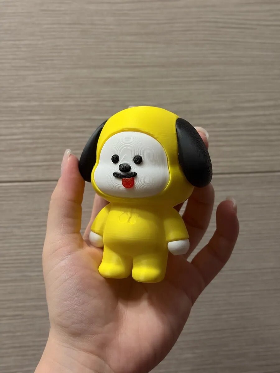 CHIMMY из BT21: коллекционная фигурка милого щенка  —  идеальный подарок для фанатов BTS и ARMY — фото 1