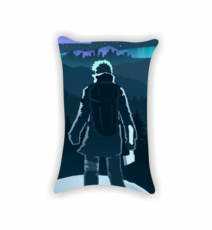 Подушка The Long Dark, Лонг Дарк №10, Картинка с одной стороны