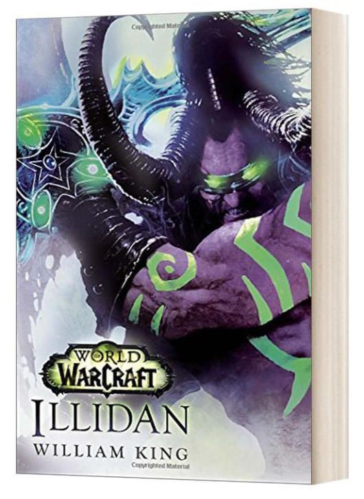 World of Warcraft: Illidan by William King — Fantasy Novel, Softcover, English Edition, ISBN 9780399177576