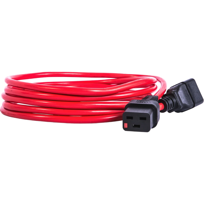 Rem (ЦМО) R-16-Cord-C19-C20-1.8-Red Кабель (IEC-320-C19-- IEC-320-C20) 1.8м — фото 1