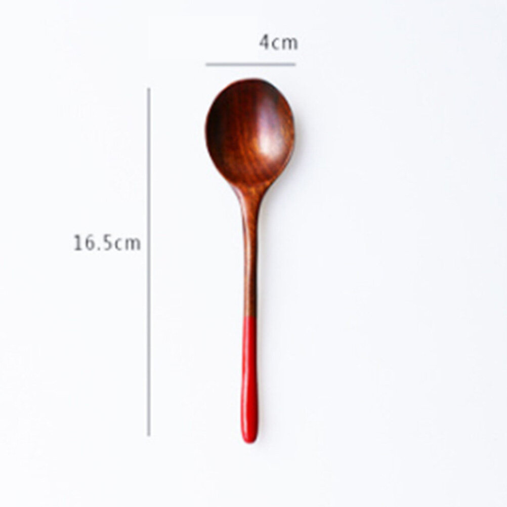 3 Штуки Экологичные Деревянные Ложки Для Подачи Еды Размер 16*4.5Cm