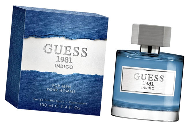 Мужской парфюм Гесс Индиго 1981 мужские 100 мл - Guess For Men туалетная вода