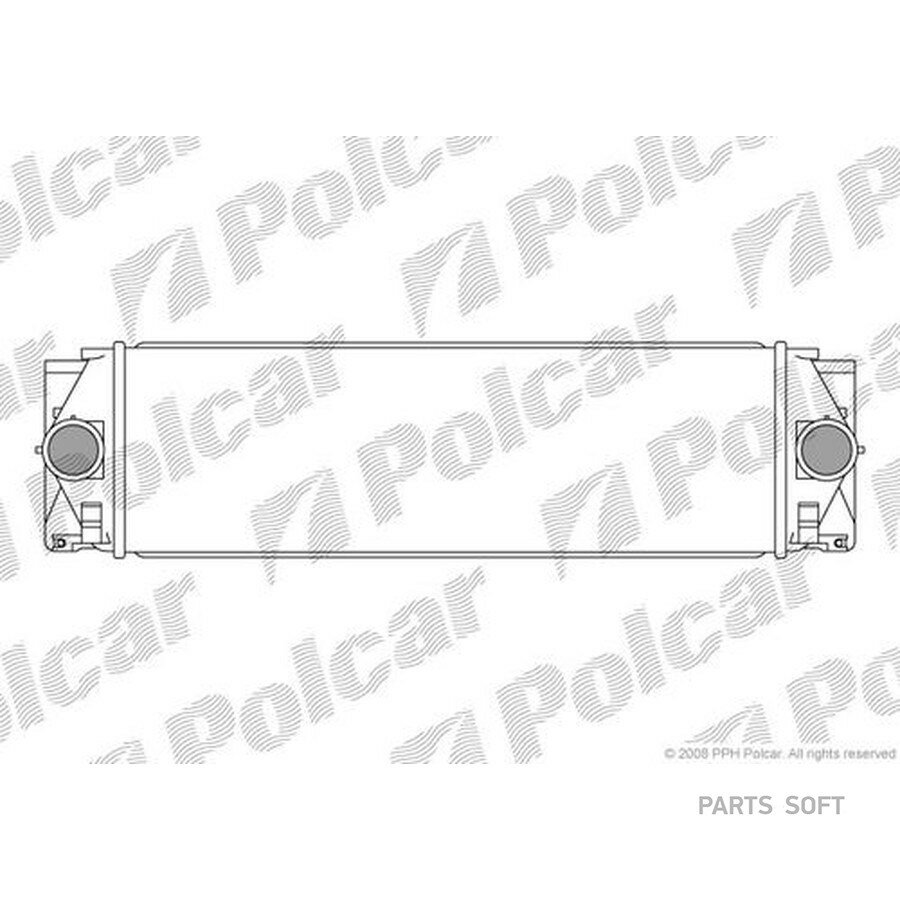 Интеркулер MB Sprinter (W906), VW Crafter от официального дистрибьютора, POLCAR, артикул 5065J81
