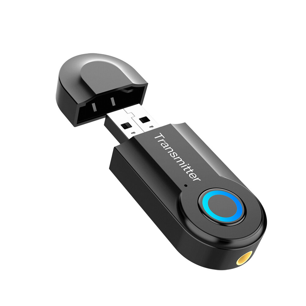 Передатчик Аудио Сигнала USB 3.5MM Джек Беспроводной Стерео Передатчик для Наушников ТВ Компьютер Чёрный 6.5X2.7Cm