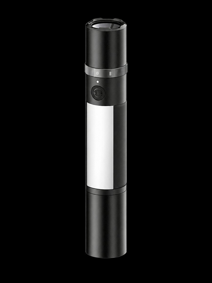 Фонарь Xiaomi Mijia многофункциональный, светодиодный, аккумуляторный, ручной, с боковым светом, для дома, туризма и кемпинга, черный