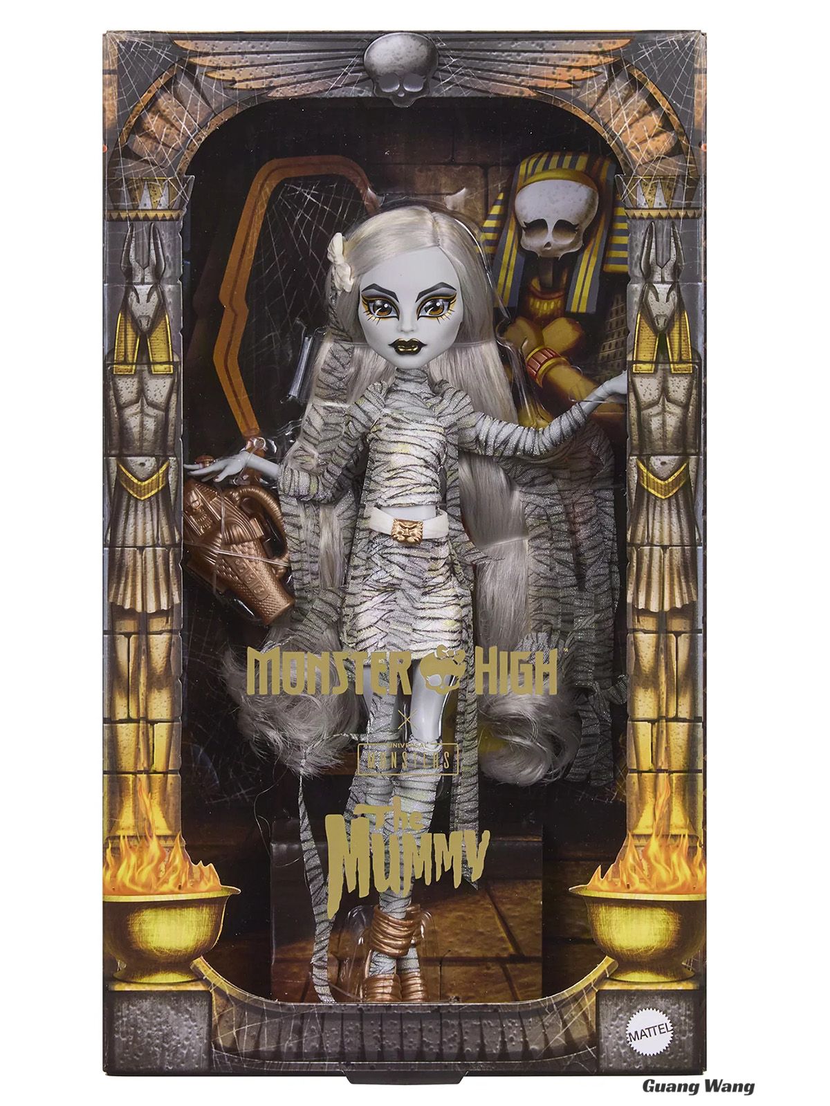 Коллекционная кукла The Mummy Monster High Universal Monsters, высота 10,5 дюйма, 11 подвижных суставов, тематические аксессуары, новая нераспакованная