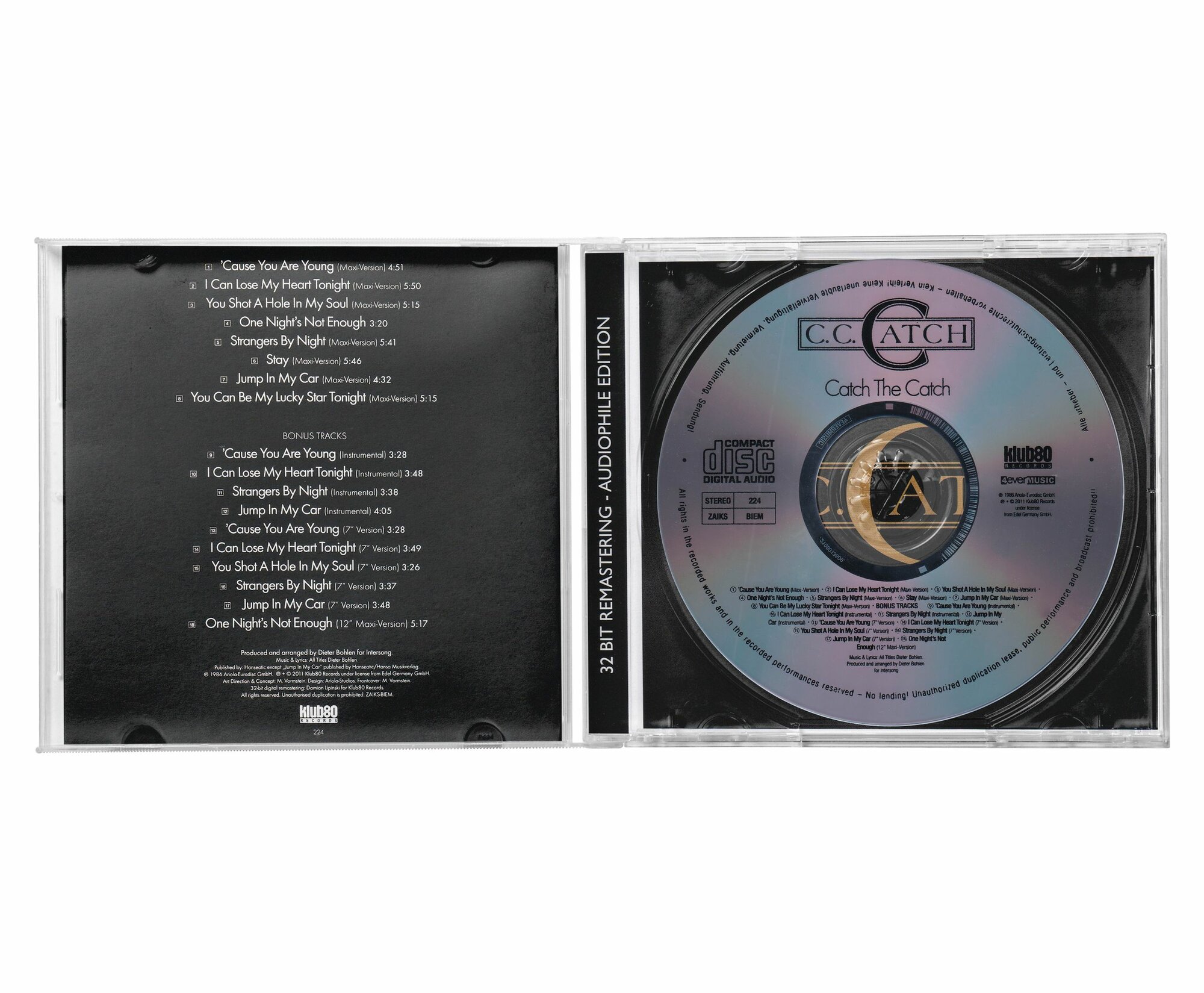 C.C. Catch - Catch The Catch, 2011, 8-page, CD-Аудио — фото 1