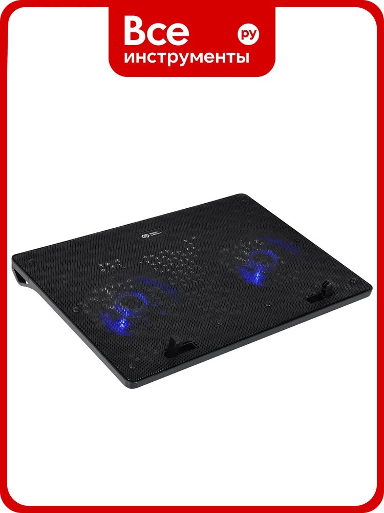 Подставка для ноутбука DIGMA D-NCP156-2 15.6 дюйма 360x260x27 мм 2xUSB 2x120 мм FAN 650 г черный 1445168