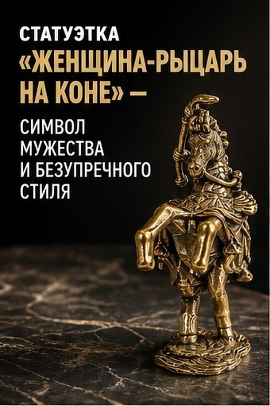 Фигурка Рыцаря Верхом На Коне, Латунь, Украшение Для Книжной Полки, 1 Шт