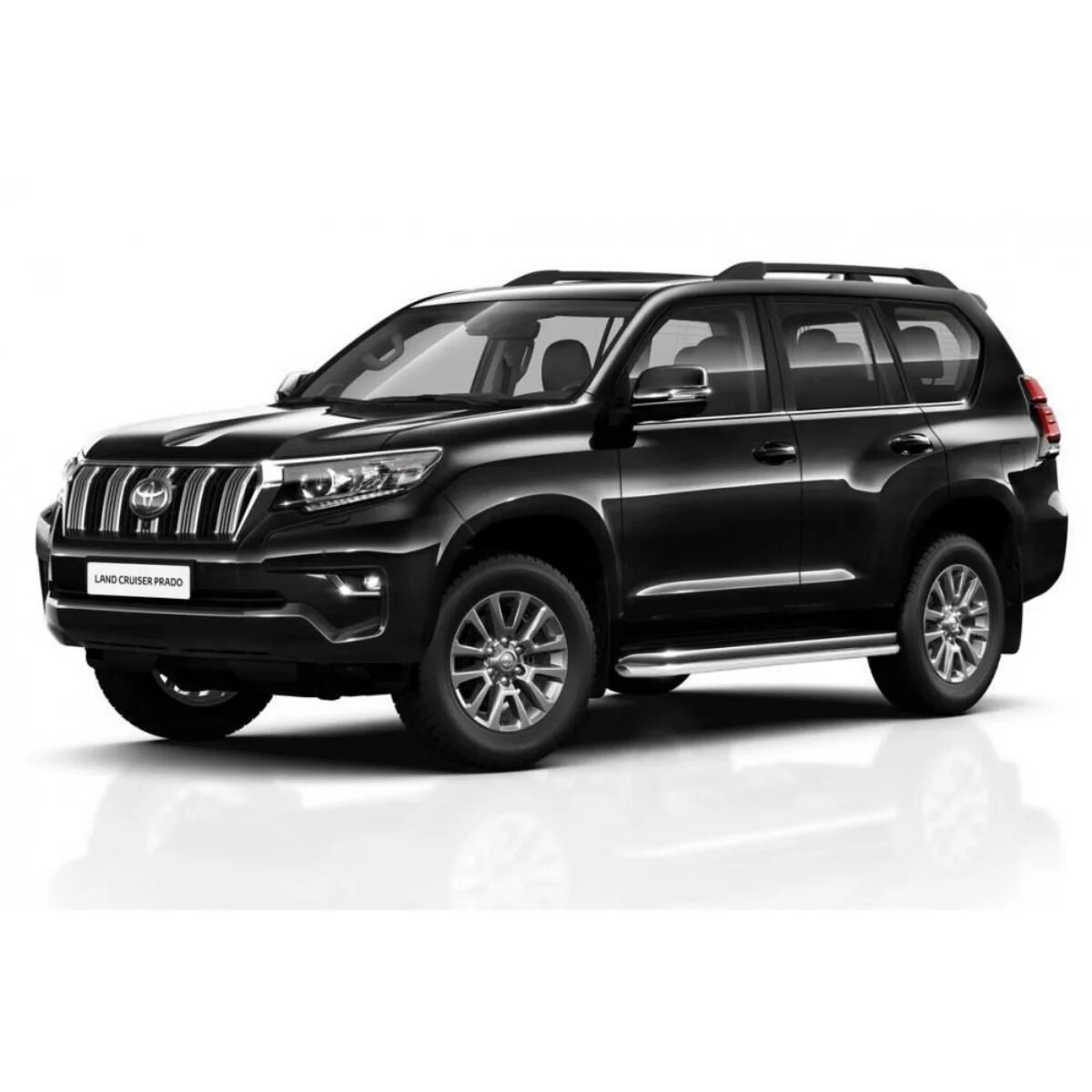 Защита порогов окантовка Ø51мм (НПС) TOYOTA LAND CRUISER PRADO 150 2013-