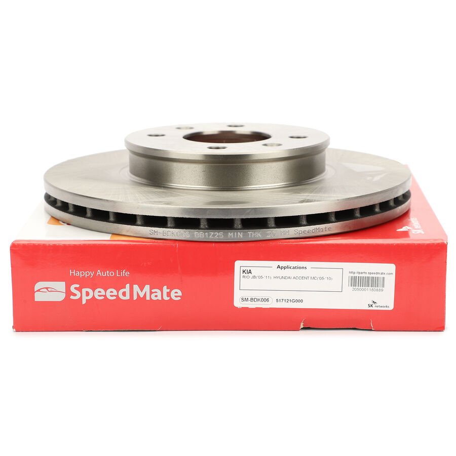 Диск Тормозной Kia Rio (Jb) (2005-2011) Hyundai Accent (Mc) (2005-2010) (SPEEDMATE SM-BDK006)