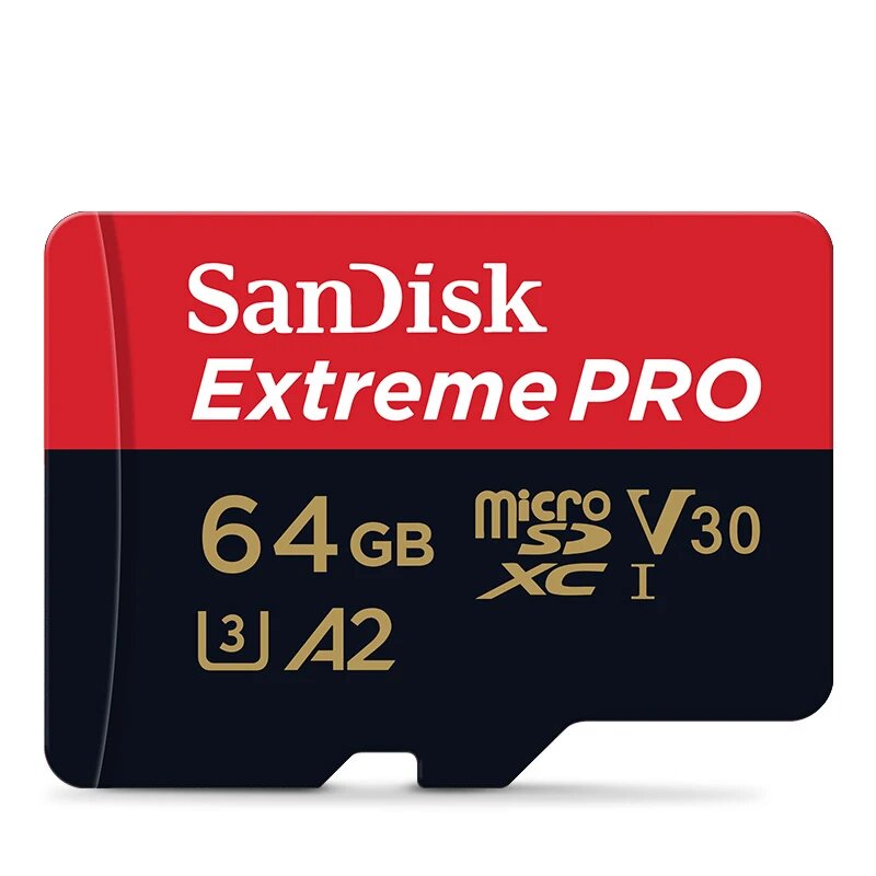 SanDisk Extreme PRO 64GB microSDXC V30 карта памяти A2