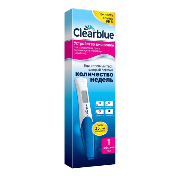 Устройство для определения срока беременности цифровое ClearBlue/КлиаБлу