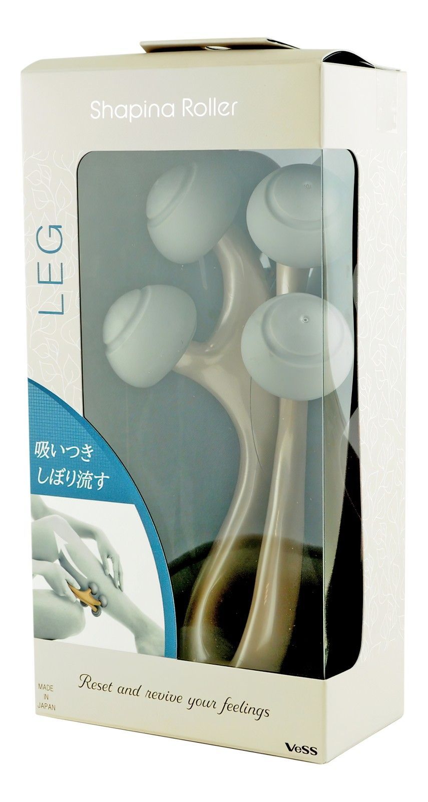 VESS Японский Роликовый массажер для тела SHAPINA ROLLER FOR LEGS, арт. 723438