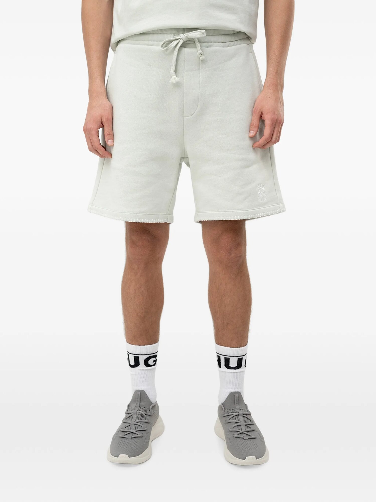 Шорты HUGO Drawstring-waist logo-print shorts