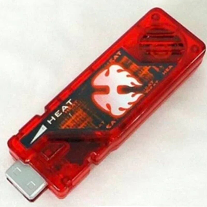 Bandai Kamen Rider W Gaia Memory Cyclone Fang Eternal Skull Luna Metal Joker Красный, Heat4