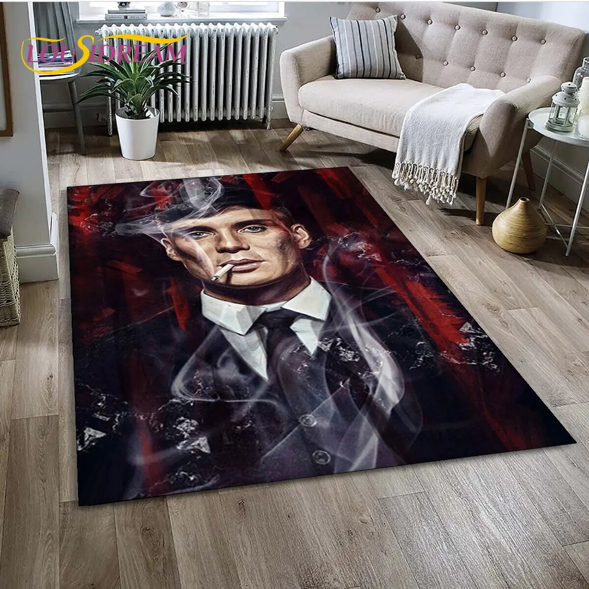 Ковёр Potdemiel Peaky Blinders Tommy Shelby 80x120cm(31x47in), 5